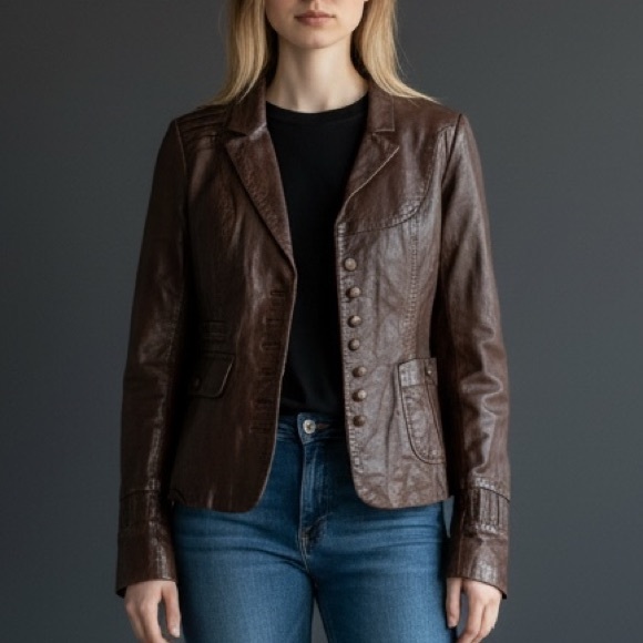 Burning Torch | Jackets & Coats | New Vtg Burning Torch Leather Jacket ...